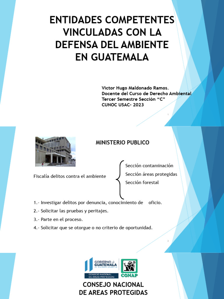 Entidades Vinculadas Al Medio Ambiente | PDF | Ministerio (Departamento ...