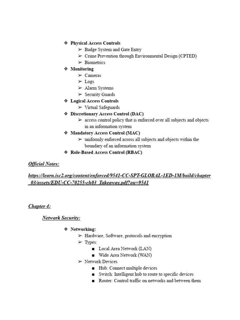 Chapter 4 - ISC2 | PDF | Computer Network | Internet Protocol Suite