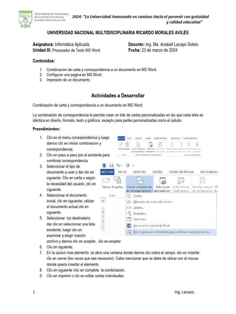 7mo Plan Didactico | PDF | Software | Informática