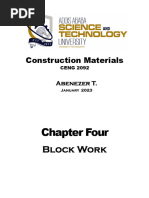 Existing Standards For Chbs and CHB Wall Construction in The Philippines | PDF | Concrete ...