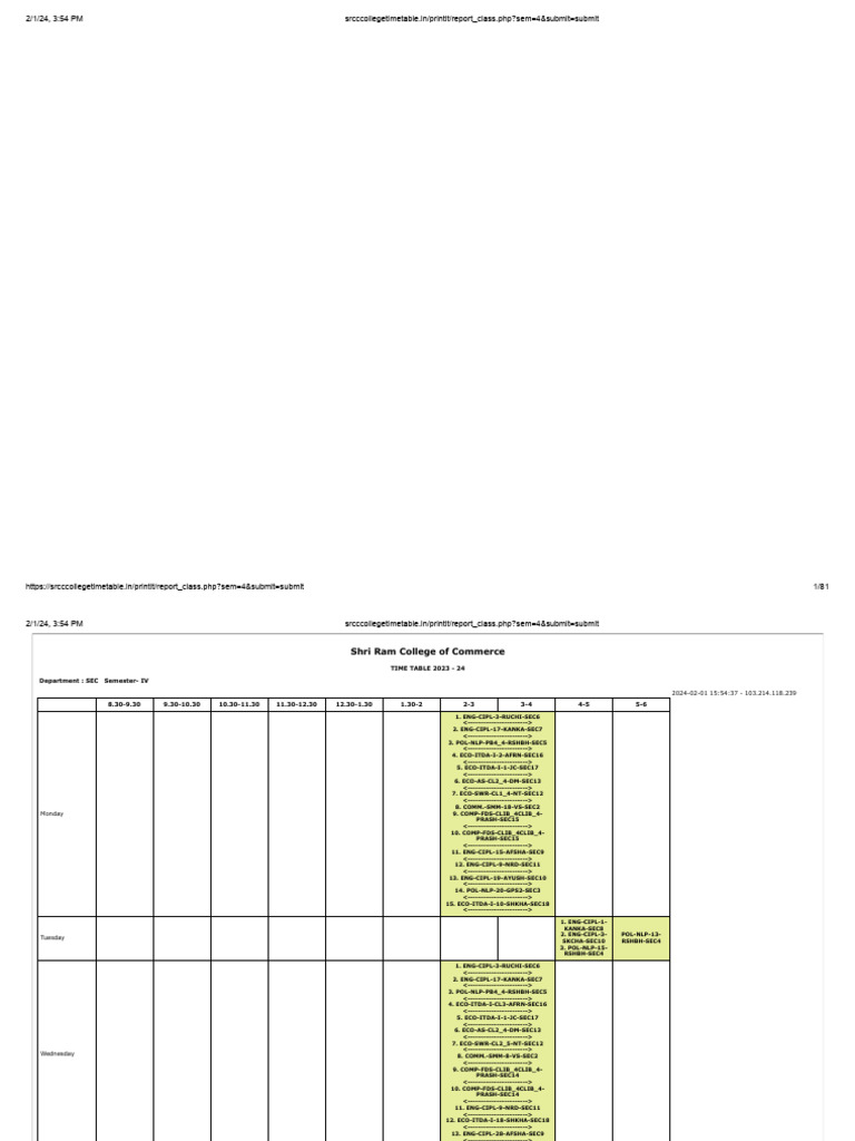 Sem 4 Tt Effective 2 Feb 2024 Pdf Business Science