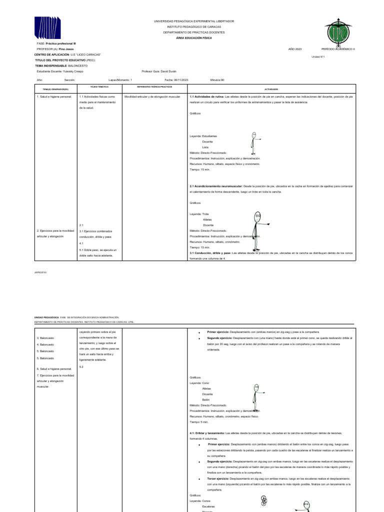 Planificación YULE | PDF