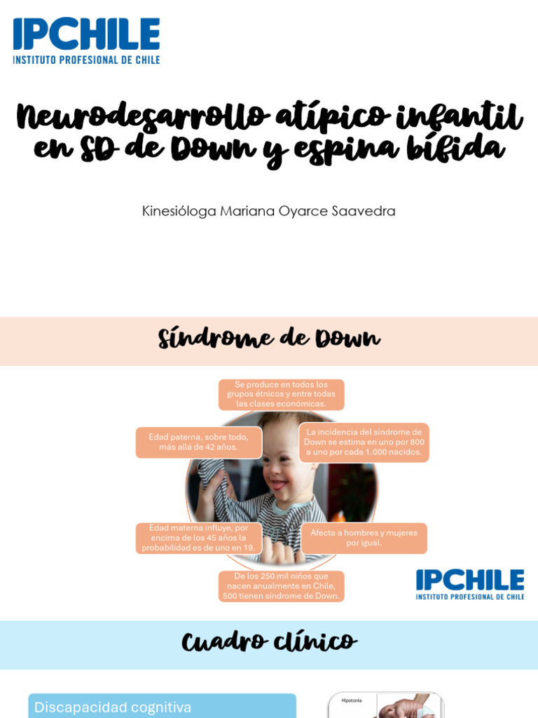 SD de Down Espina Bifida | PDF | Enfermedades y trastornos ...