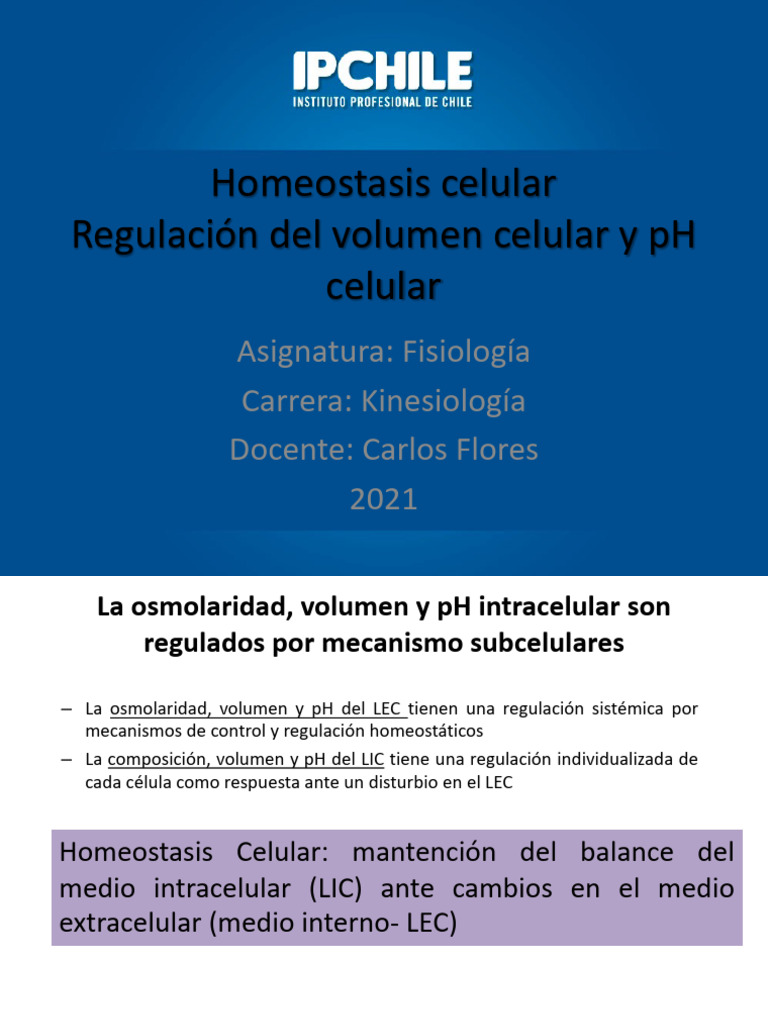 2 Homeostasis Celular | PDF | Solución tampón | Ácido