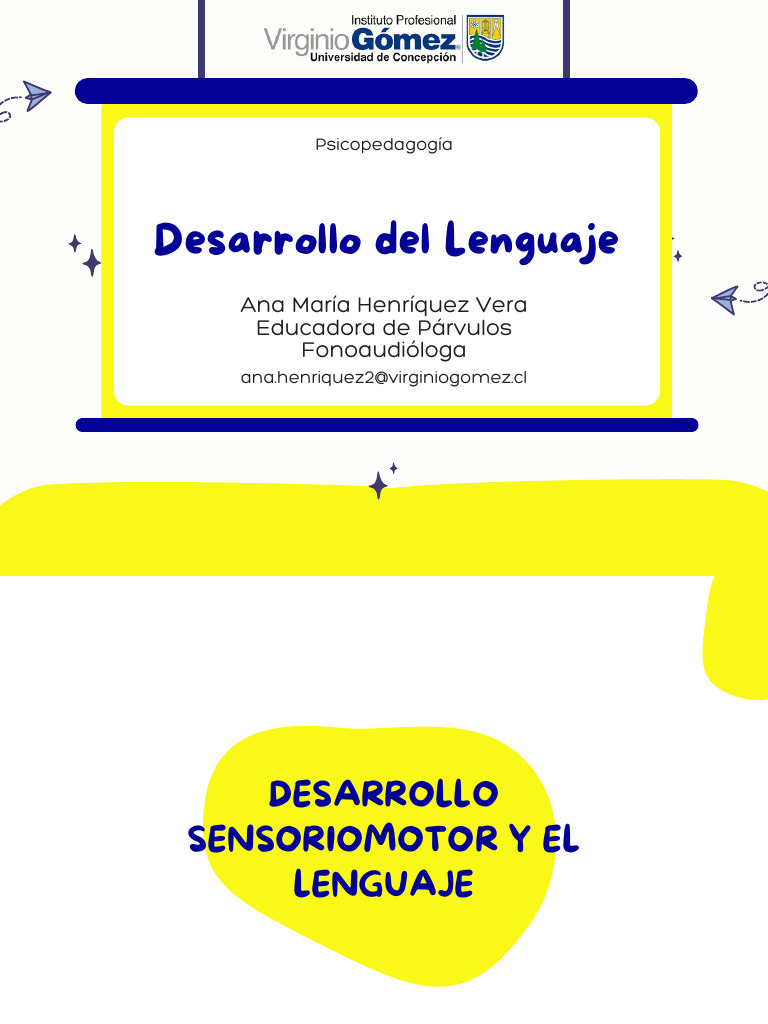 Desarrollo Sensorimotor y Lenguaje | PDF | Aquisición de idioma | Pensamiento