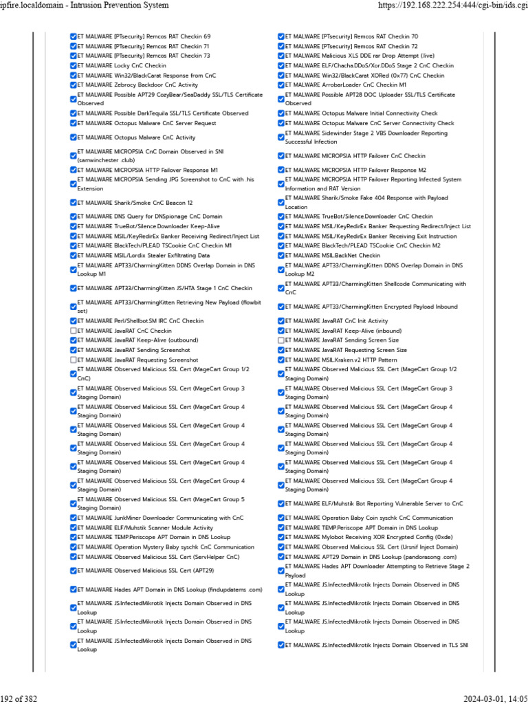 Ipfire - Localdomain - Intrusion Prevention System-192-382 | PDF ...