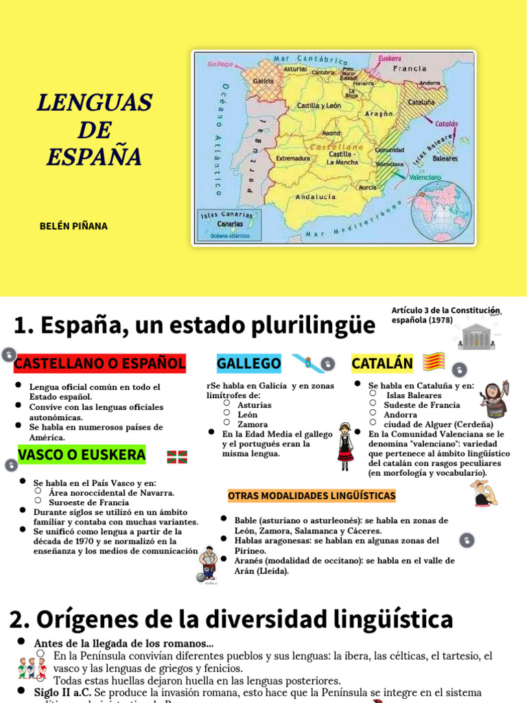 Lenguas de España PDF | PDF | Idiomas | Estudios de idiomas extranjeros