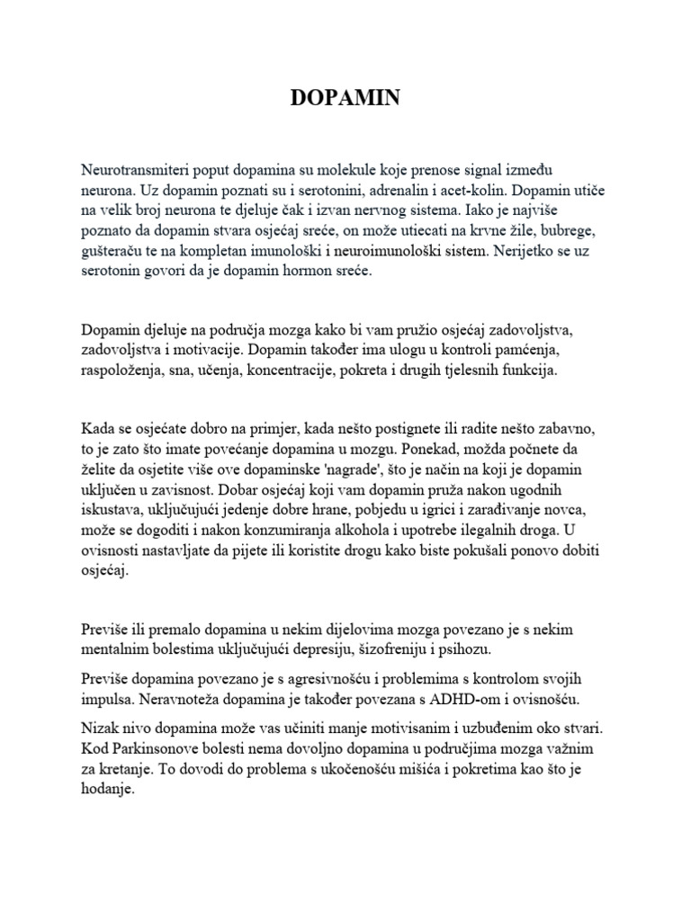 DOPAMIN | PDF