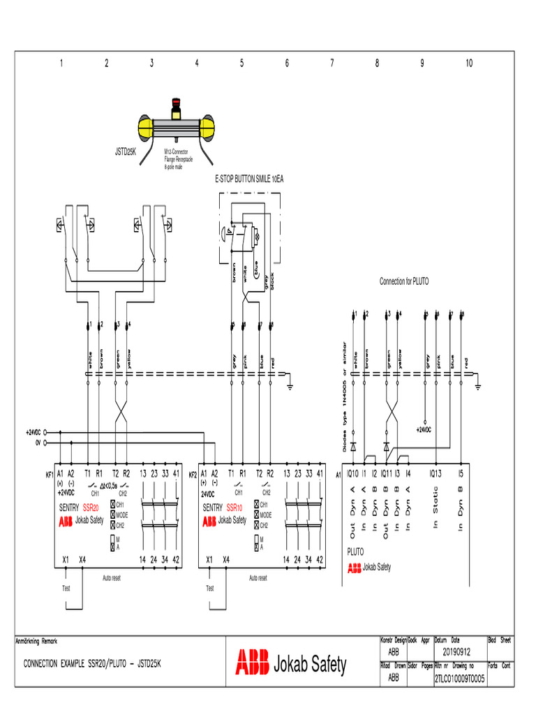 Connection Diagram SSR20 JSTD25K 2TLC010009T0005 Revb | PDF