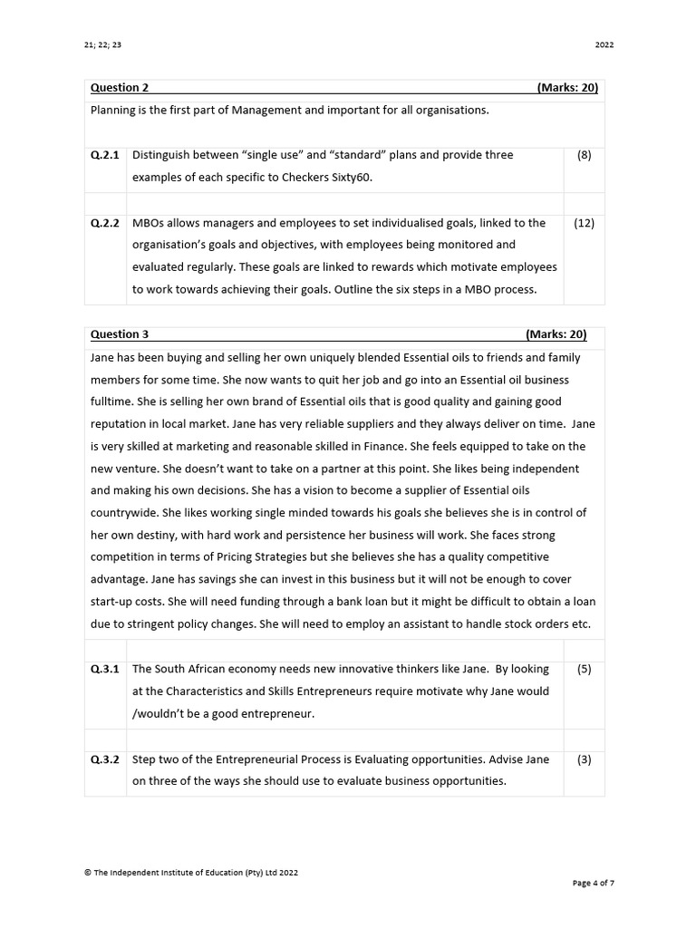 Academic Week 2 - Task 2 | PDF | Entrepreneurship | Goal