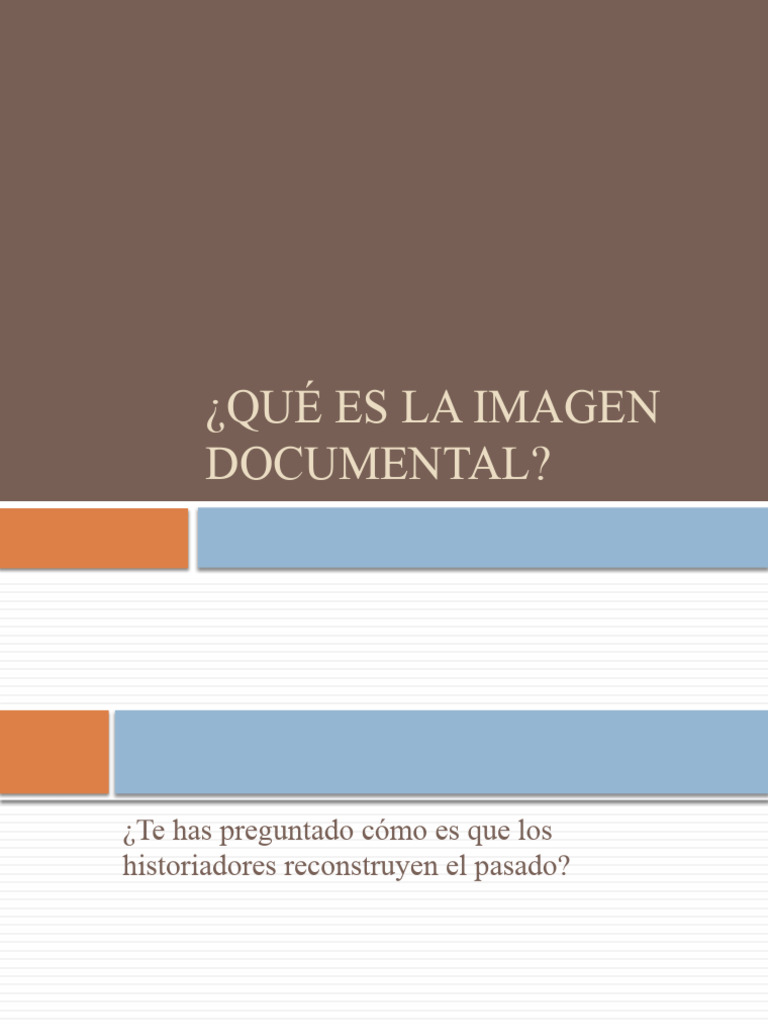 Qué Es La Imagen Documental | PDF | Imagen | Periódicos