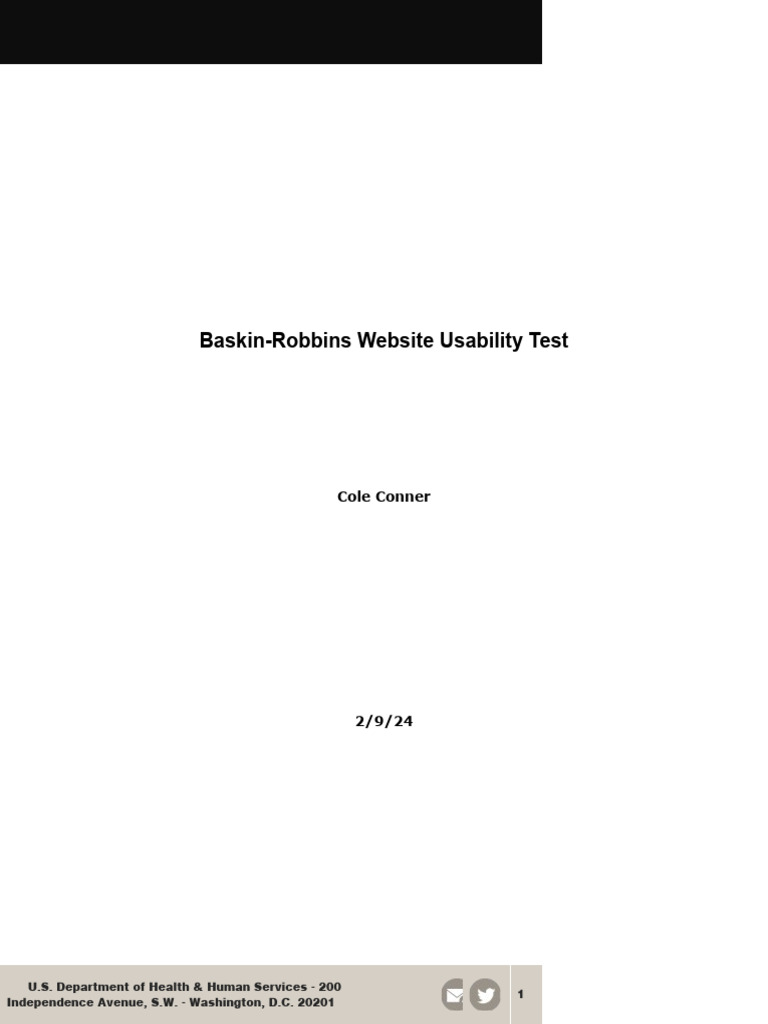 Usability Report Cole Conner | PDF | Usability | Computing