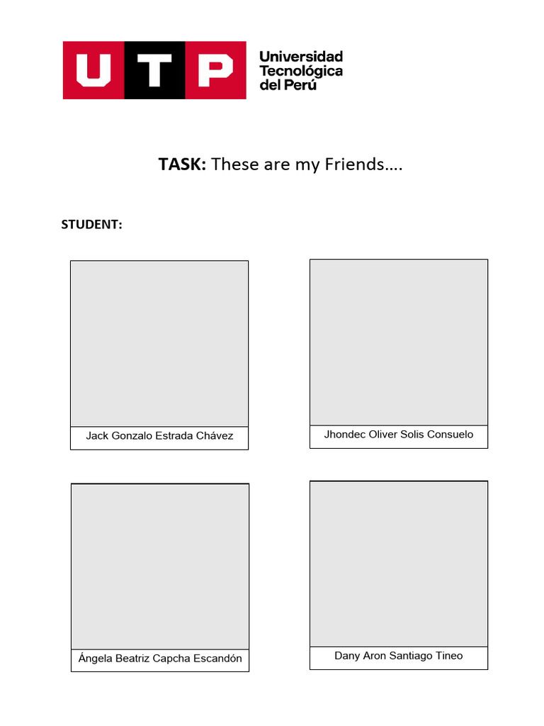 Week 5 - Task Assignment - These Are My Friends | PDF | Human Communication | Linguistics