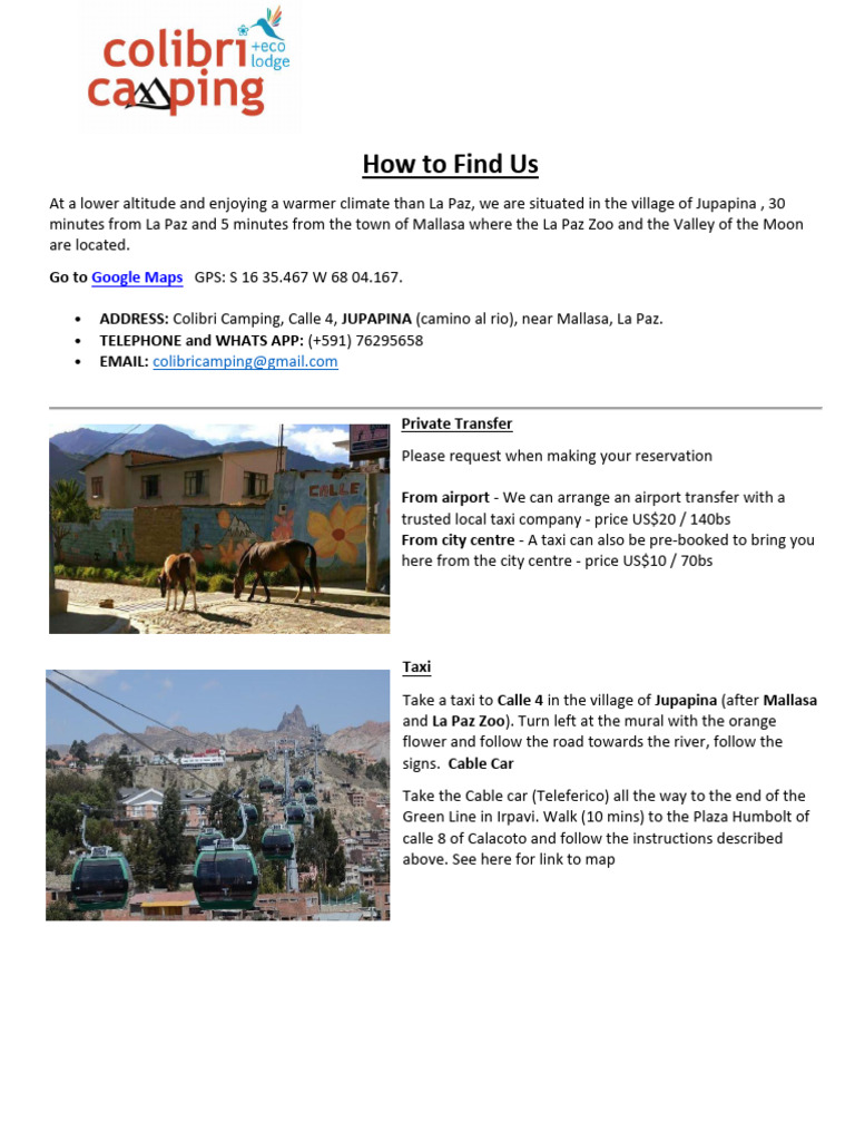 How To Find Us Colibri PDF | PDF | Transport | Public Transport