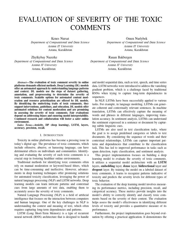 IEEE Conference Template (1) | PDF | Deep Learning | Accuracy And Precision