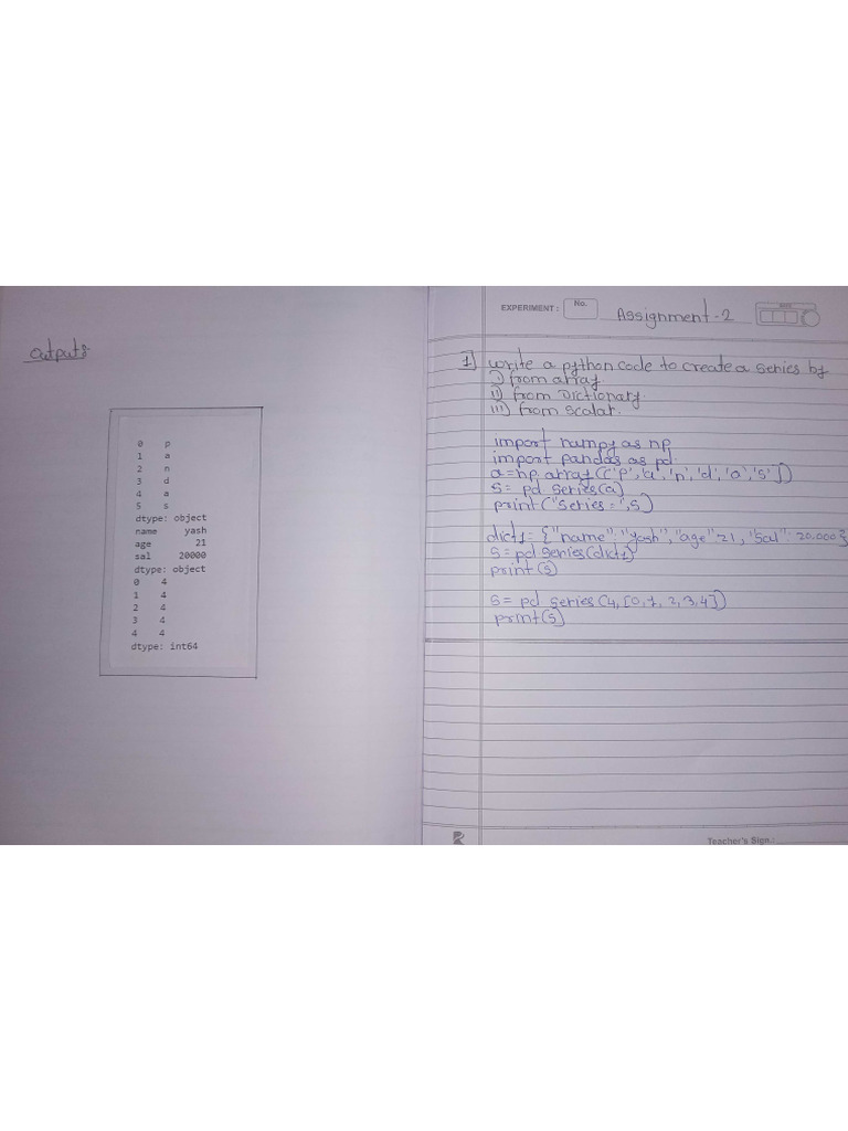 Data Analytics Practical Assignment No 2 Pdf