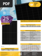 PV Datasheet | PDF | Solar Cell | Solar Panel