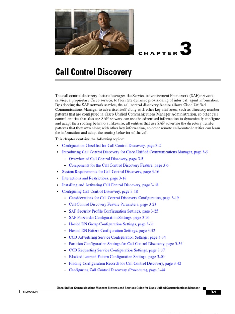 Call Control Discovery | PDF | Port (Computer Networking) | Session Initiation Protocol