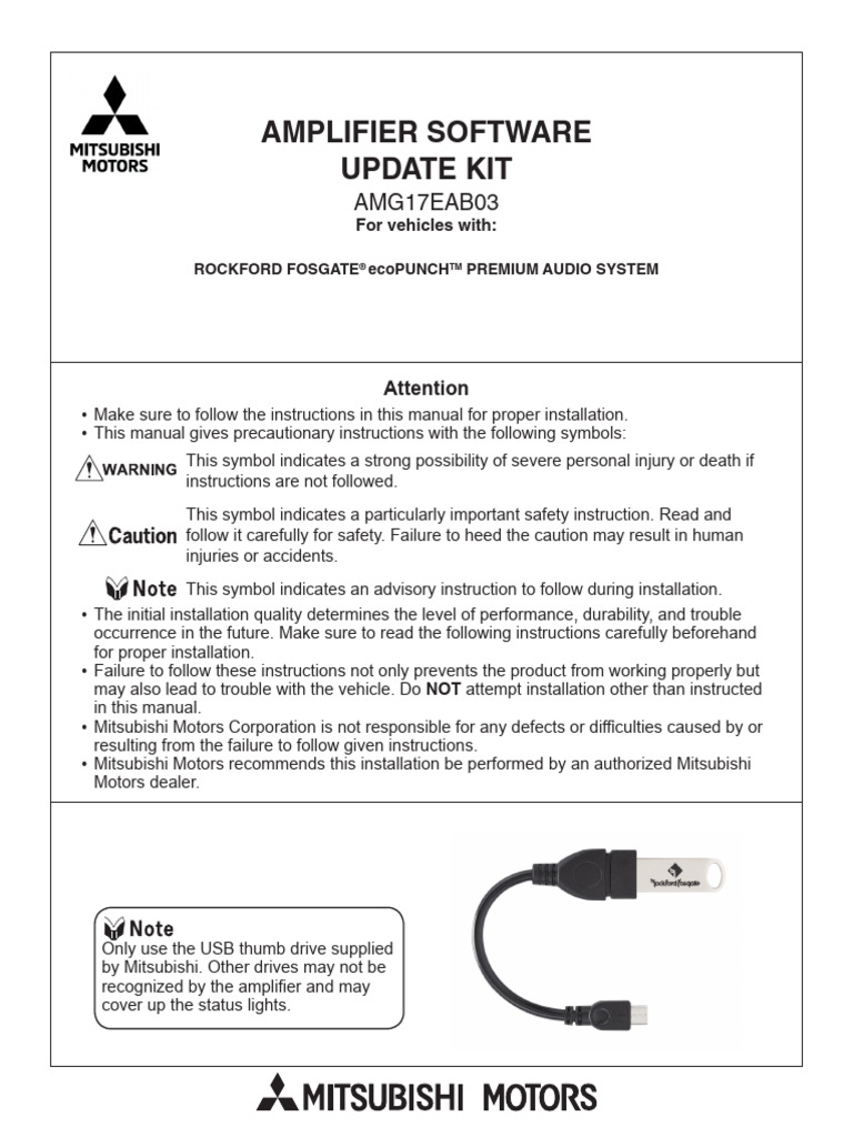 Flex41 Software Tuning Update Manual Amg17eab03 v920 | PDF | Computer File | Usb Flash Drive