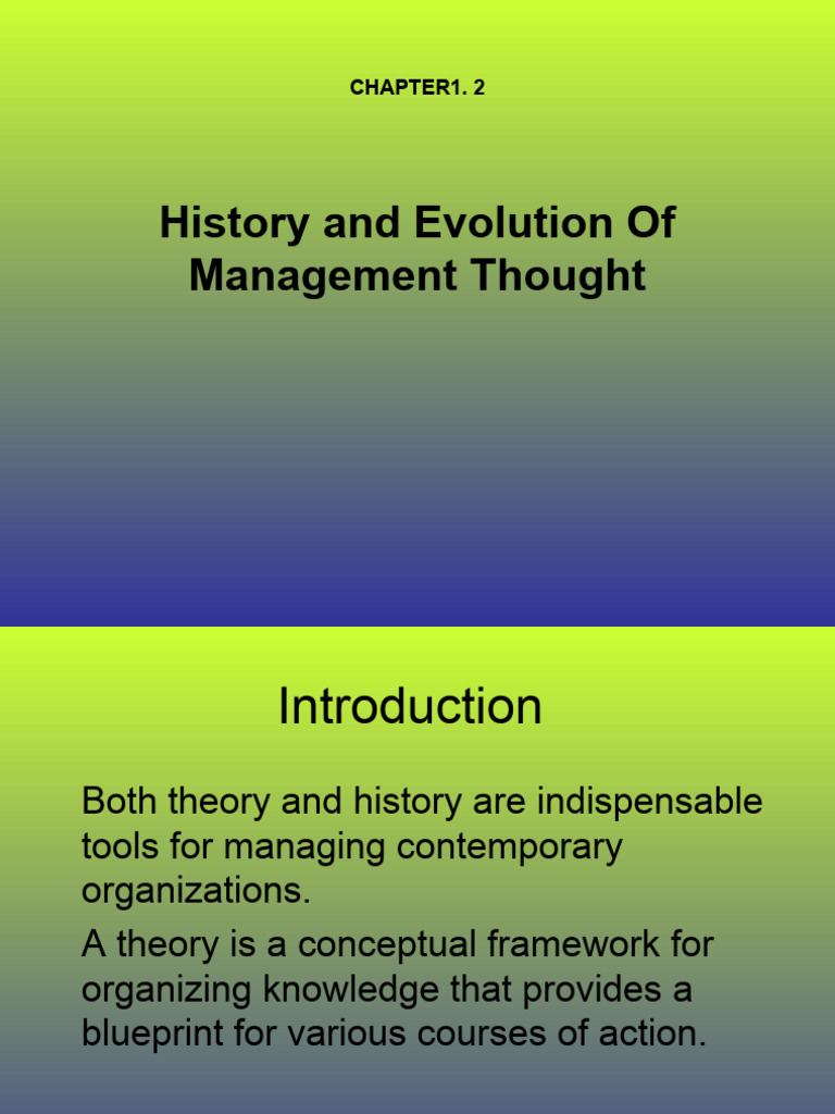 CHAP 1. 2 Evolution - MGMT | PDF | Behavioural Sciences | Psychology