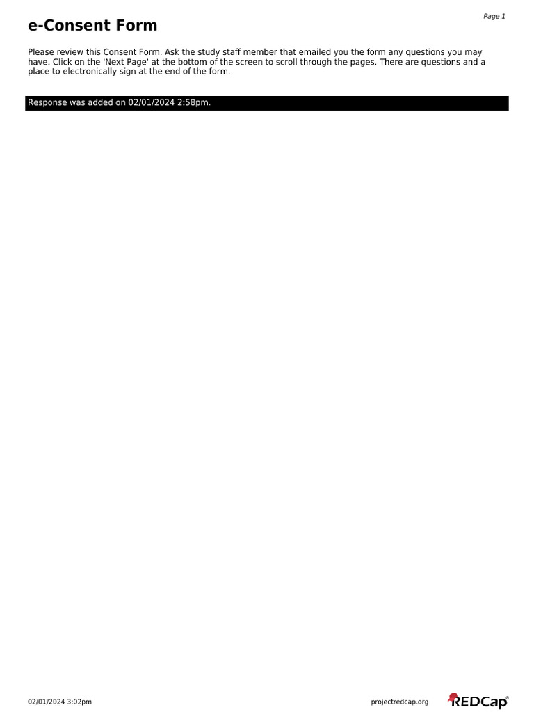 e-Consent for Study Participants | PDF | Cyberspace
