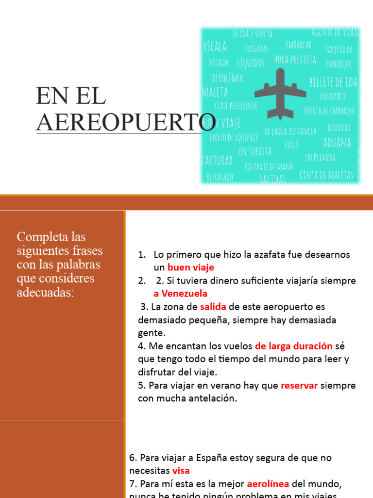 En El Aereopuerto | PDF