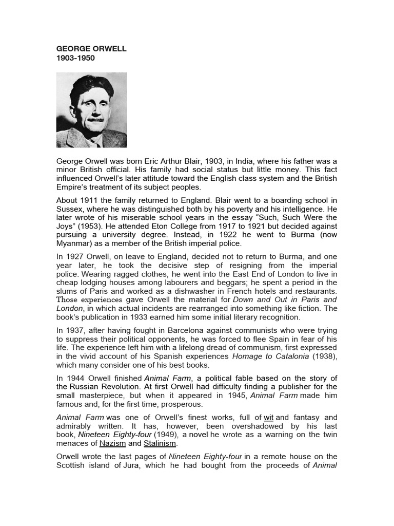 George Orwell | PDF