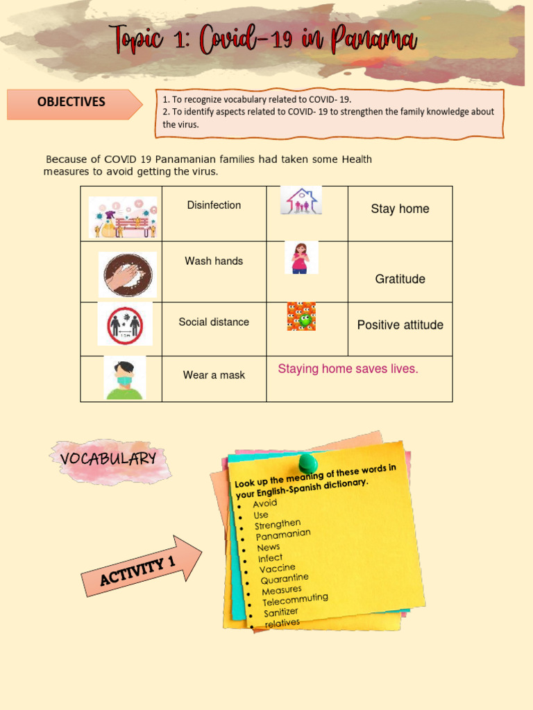 Activities-Topic 1 Covid-19 in Panama | PDF | Epidemiology | Health ...