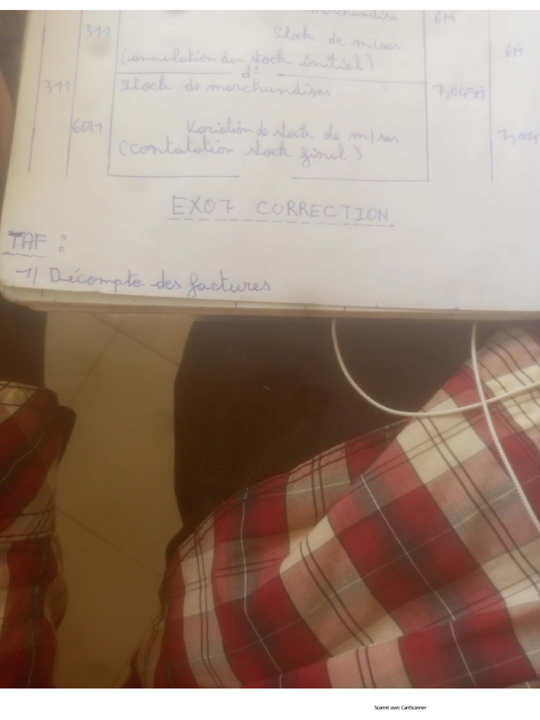 Exo7 Correction Comptabilité | PDF