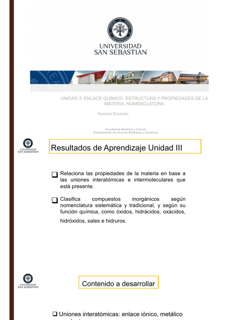 Unidad Iii Enlace Quimico Pdf Enlace Covalente Valencia Química