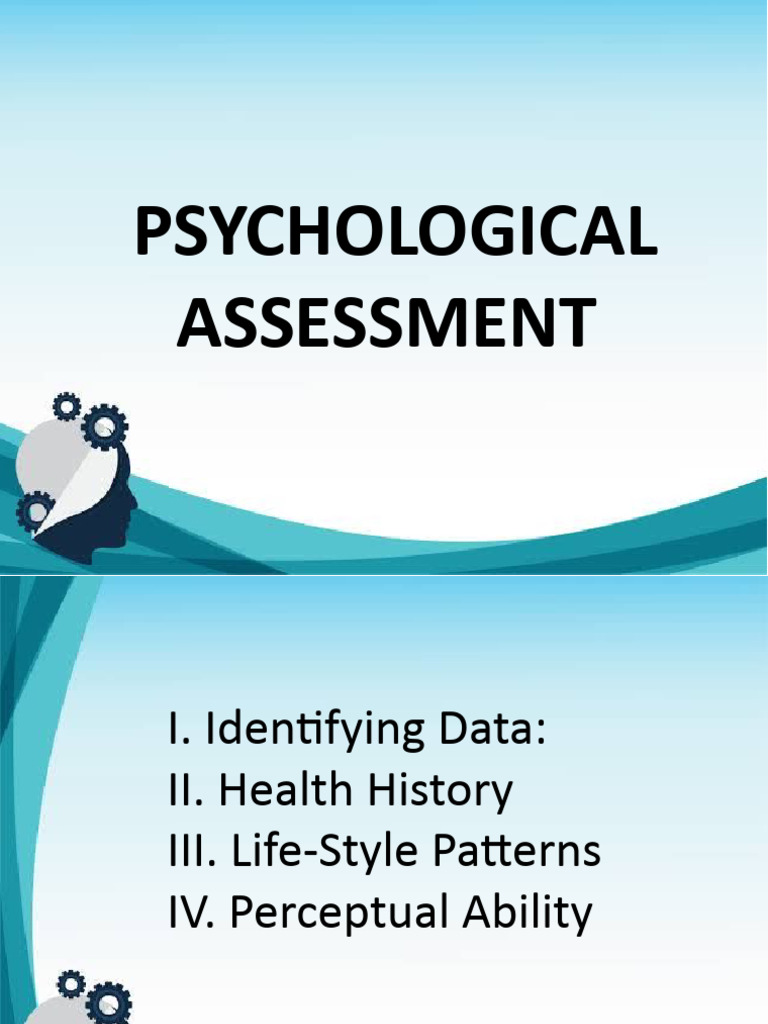 Psychological Assessment | PDF | Psychology | Thought