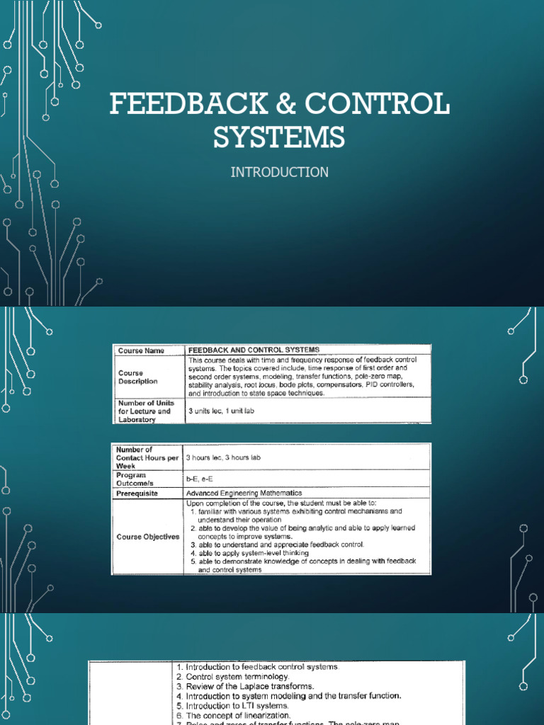 Lesson 1-3 | PDF | Feedback | Negative Feedback