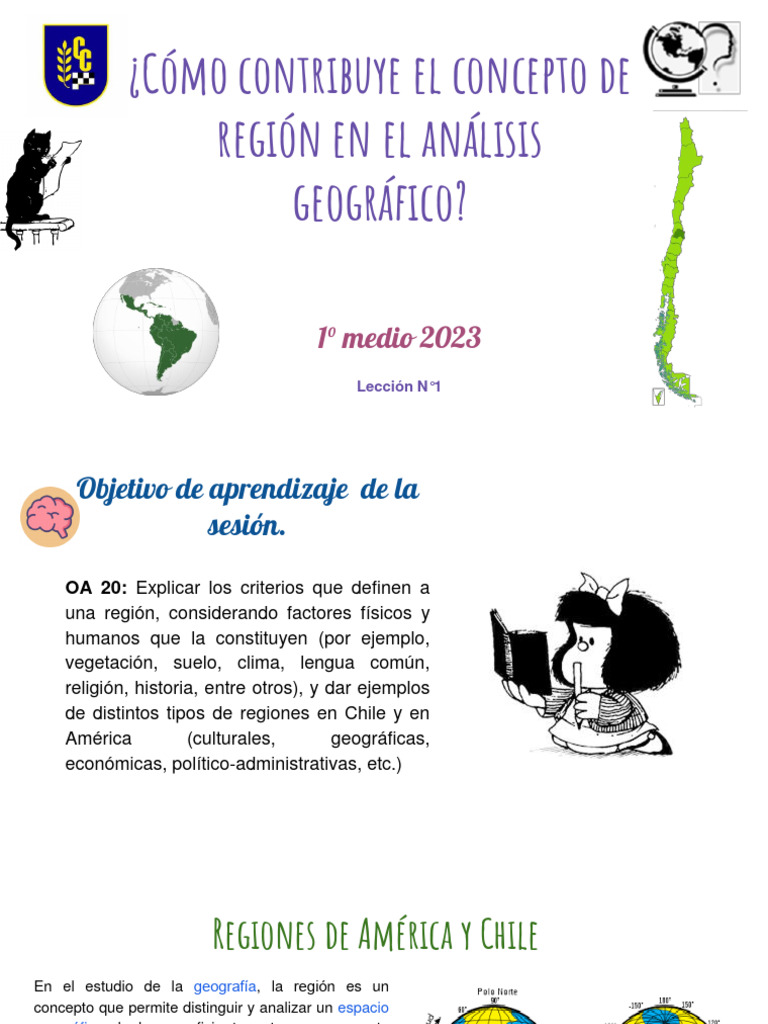Concepto y Tipos de Regiones en Geografía | PDF | Geografía | Clima