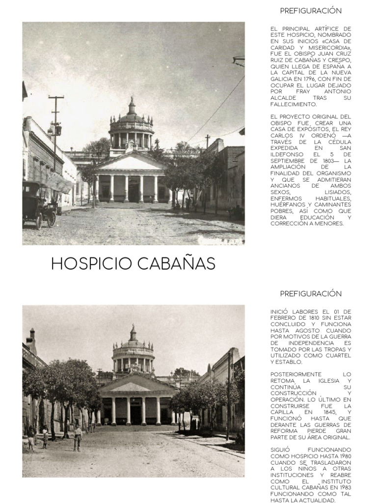 Historia y Arquitectura del Hospicio Cabañas | PDF | Diseño ...