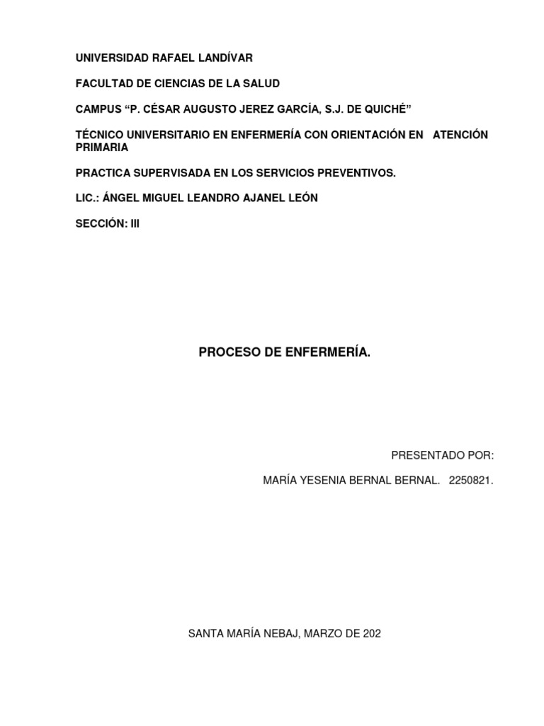 Pae 2 | PDF | El embarazo | Enfermería
