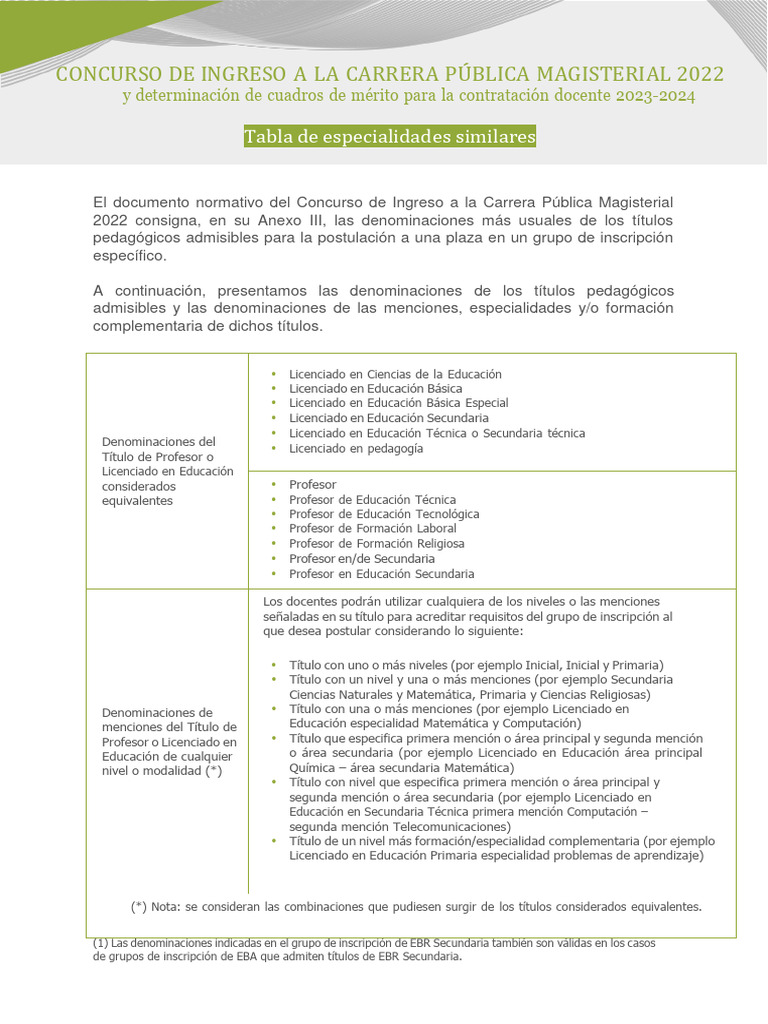 Anexo III para Etapa 3 PRELACION | PDF | Maestros | Educación Secundaria