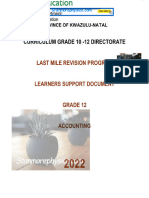 GR 12 Accounting Ratio Summary. Financial Indicator Formula Sheet ...