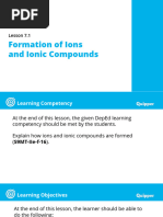 Ionic Compounds (With Matchmaker Game) | PDF | Ion | Valence (Chemistry)
