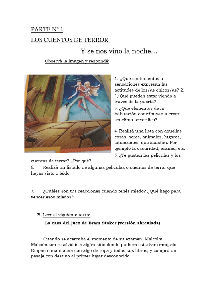Cuentos de Terror para Primaria | PDF | Suspense (Género)
