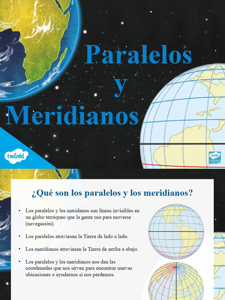 Paralelos y Meridianos: Definición y Uso | PDF | Latitud | Tecnología ...