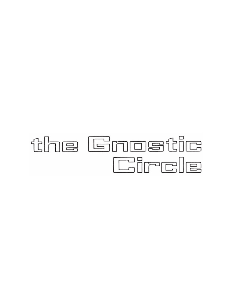 Gnostic Circle, The - Patrizia Norelli-Bachelet | PDF | Astrological ...