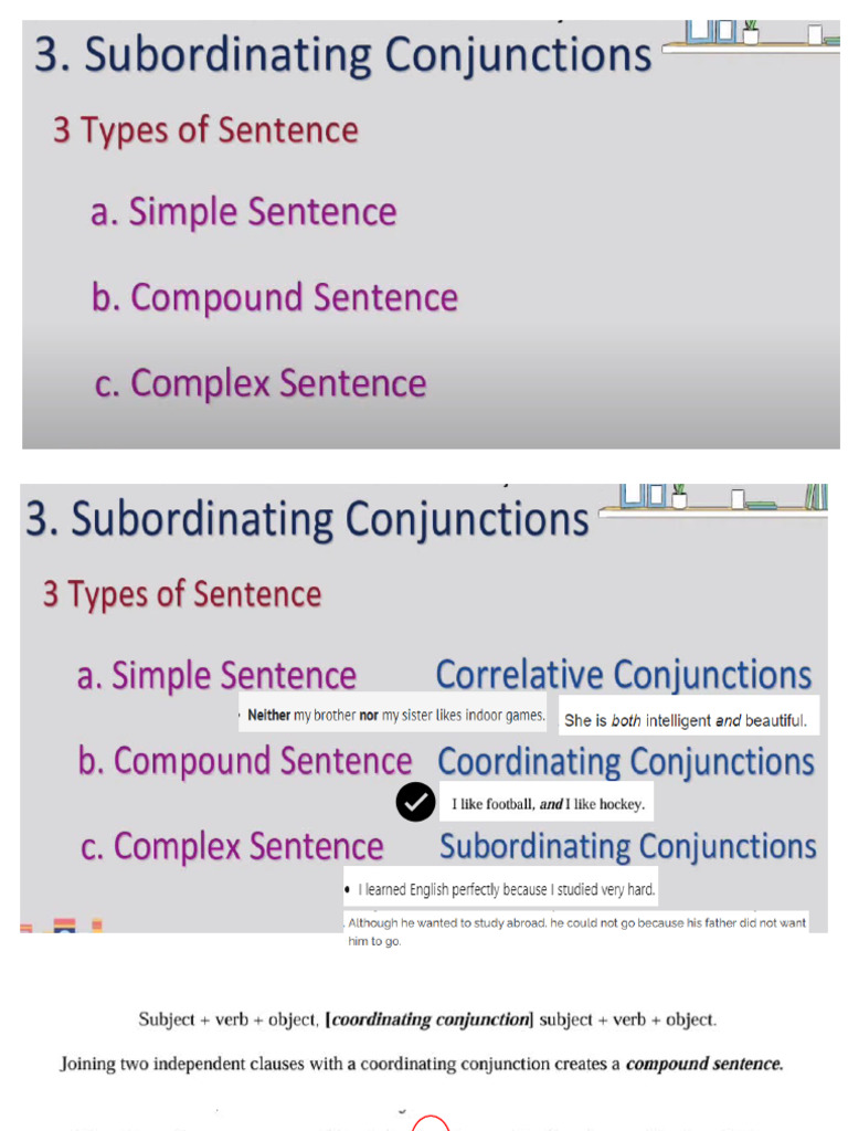 Subordinating conjunction-week 4 | PDF