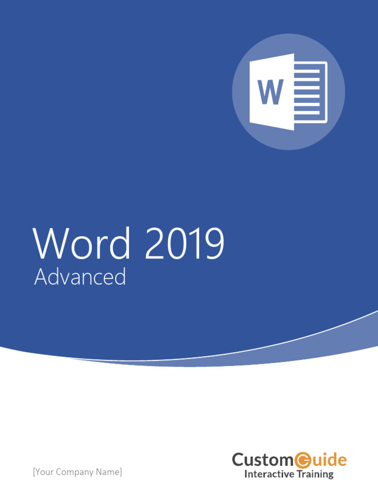 word-2019-advanced--student-guide-eval | PDF | Microsoft Word | System ...