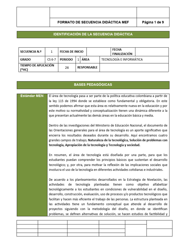 SD-TECNOLOGÍA E INFORMÁTICA-GCS 6-7-P1-N1-V01 - Scrib | PDF | Red ...
