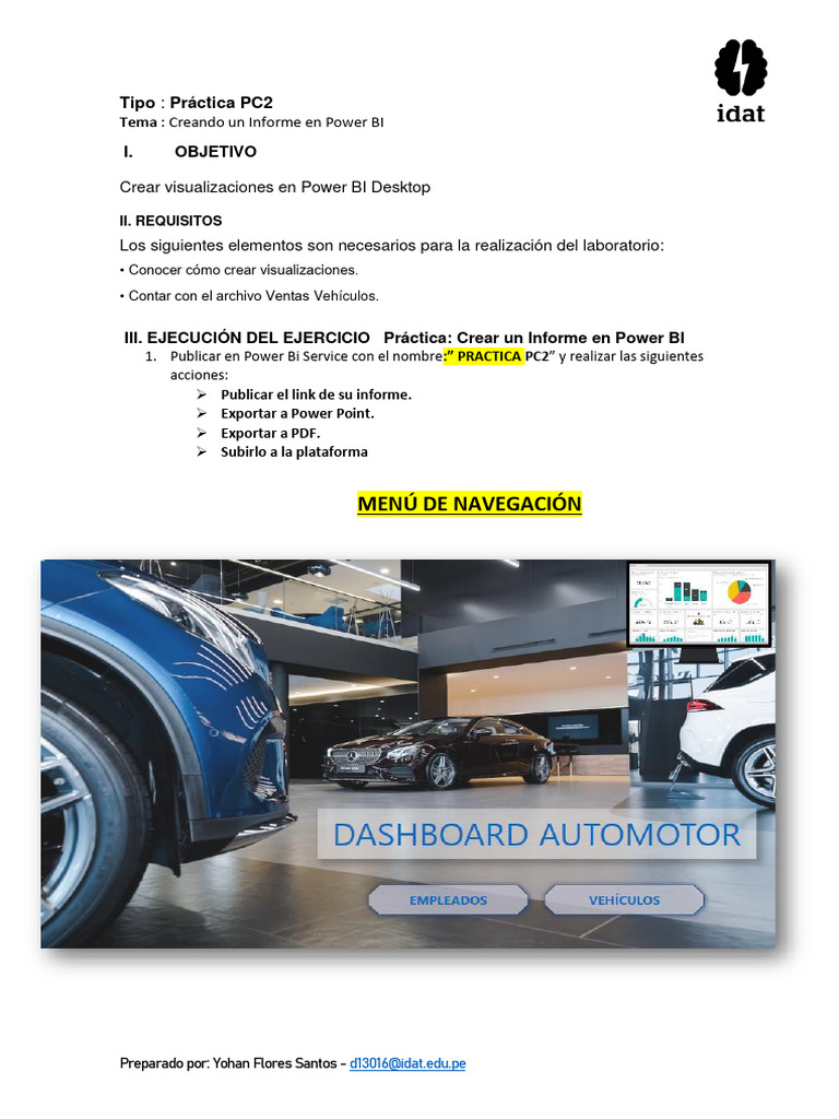 Informe en Power BI: Guía Práctica | PDF | Informática