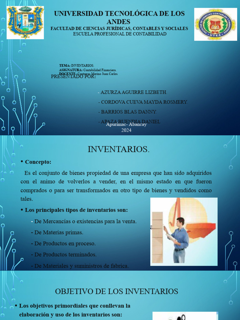 Conceptos Clave sobre Inventarios en Contabilidad | PDF | Contabilidad ...