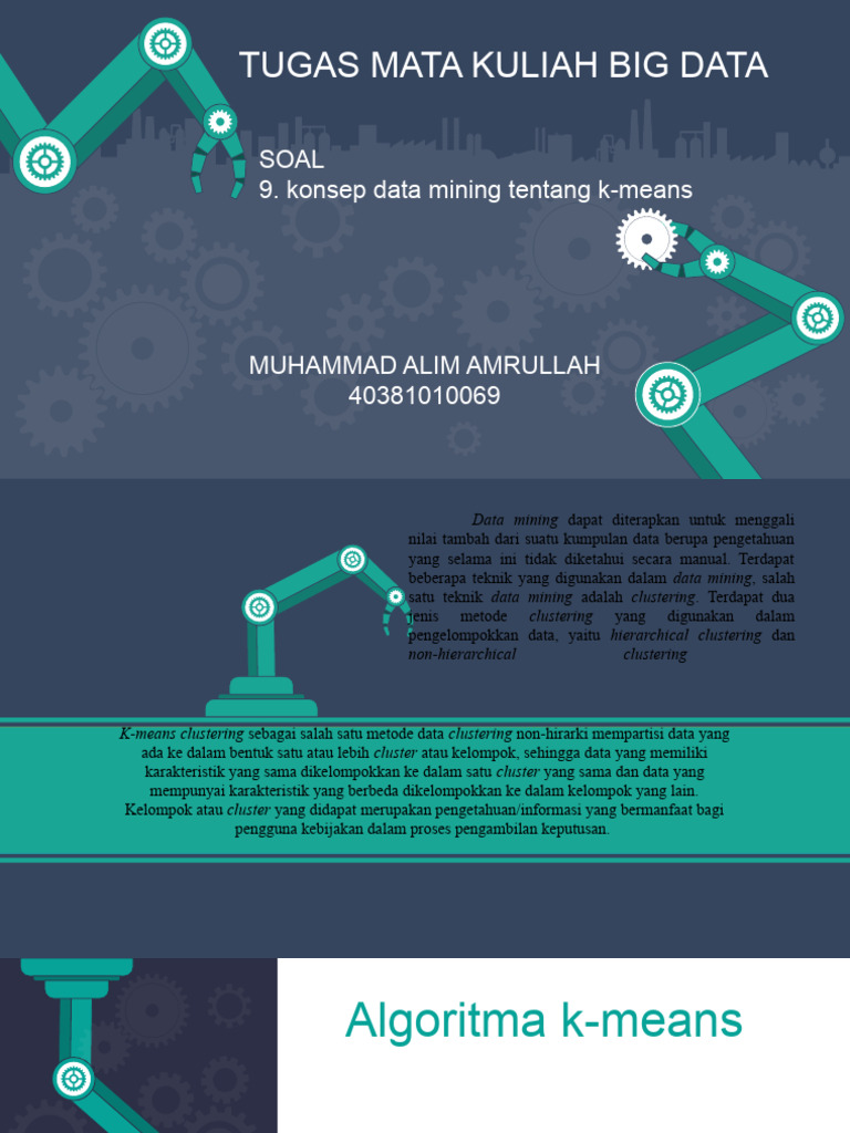 9 Konsep Data Mining Tentang K Means Pdf