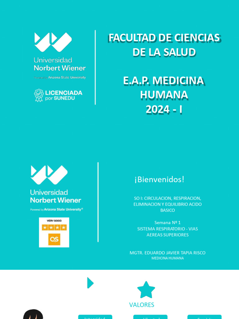 1ra Clase So1 | PDF | Laringe | Nariz humana