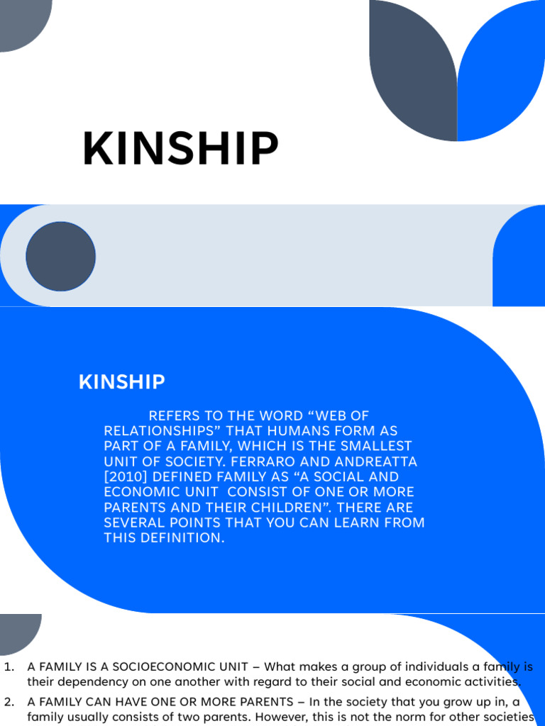 KINSHIP | PDF | Family | Marriage