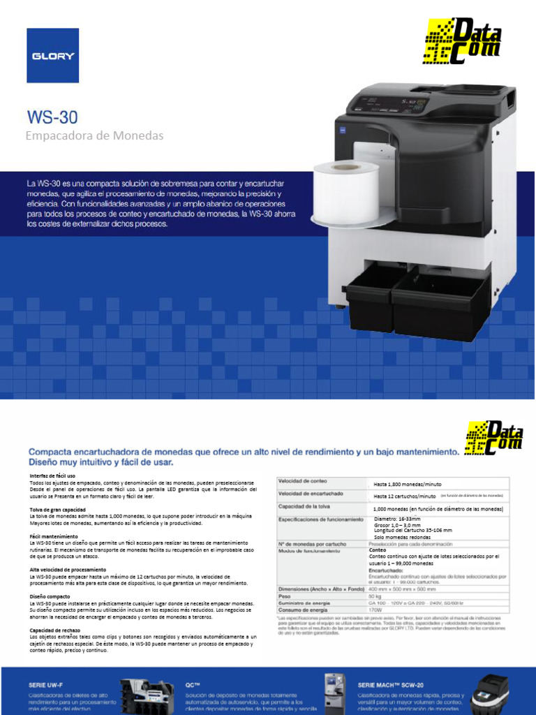 Ficha WS30 modelo | PDF